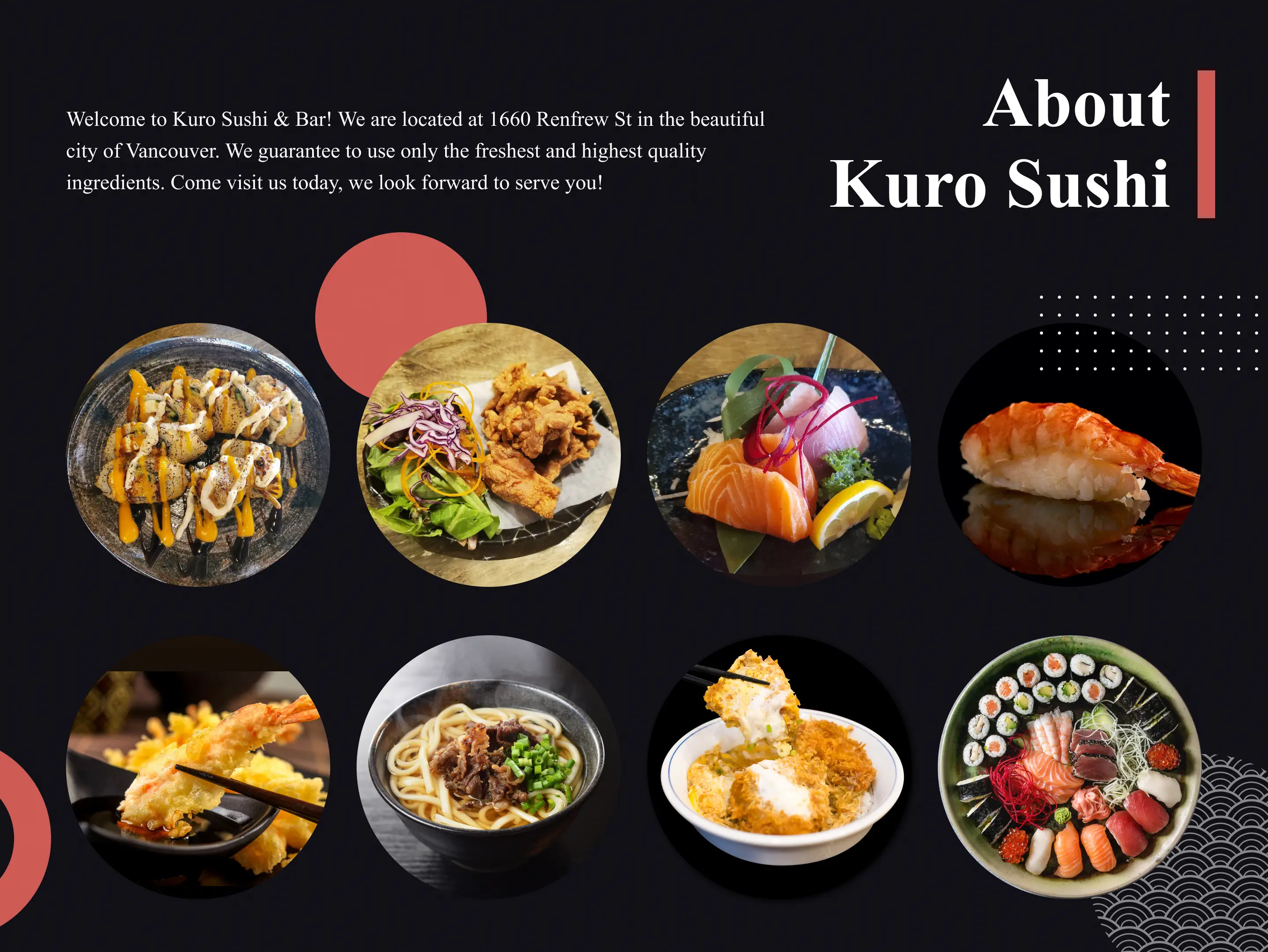 Kuro Sushi | Japanese Restaurant in Vancouver | Order Online